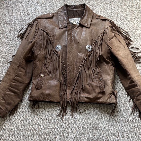Open Road for Wilsons | Jackets & Coats | Vintage Wilsons Leather Open ...